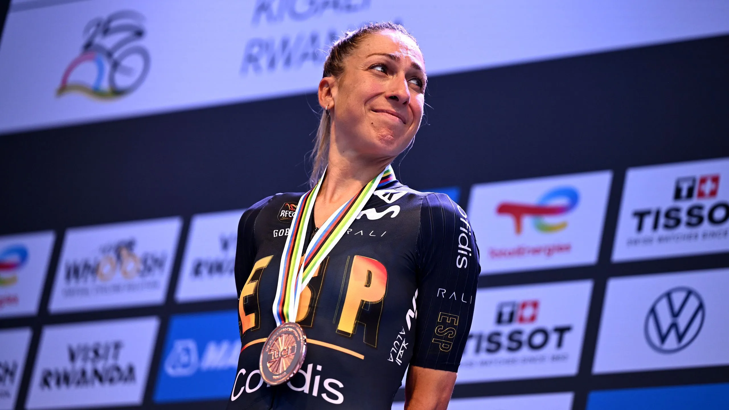 Mavi Garcia bronce en Kigali 2025. Esta mujer es incombustible